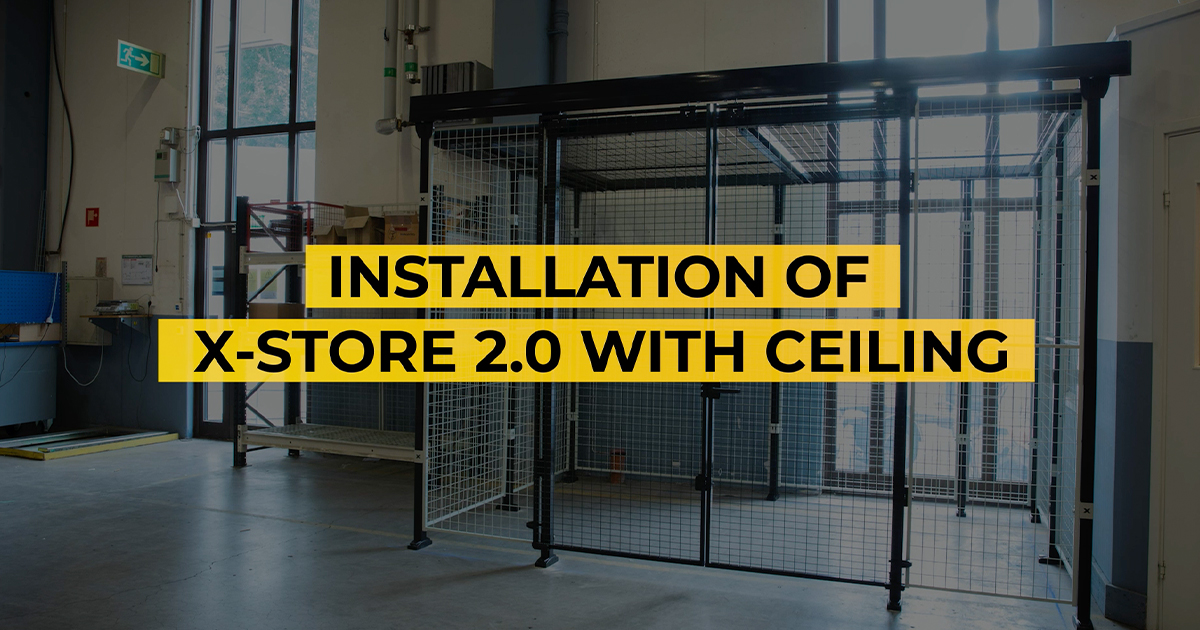 Assemblage du nouveau système X-Store.