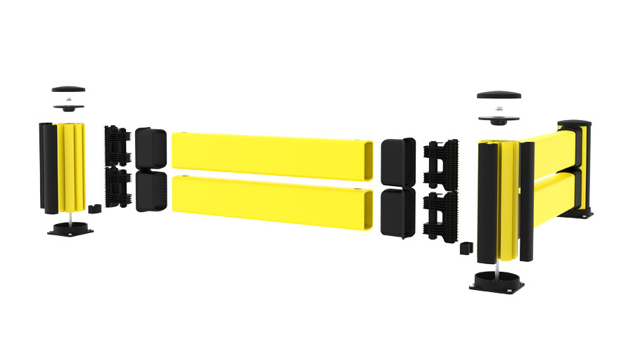 Barrières d'impact double - Protection antichocs | Axelent